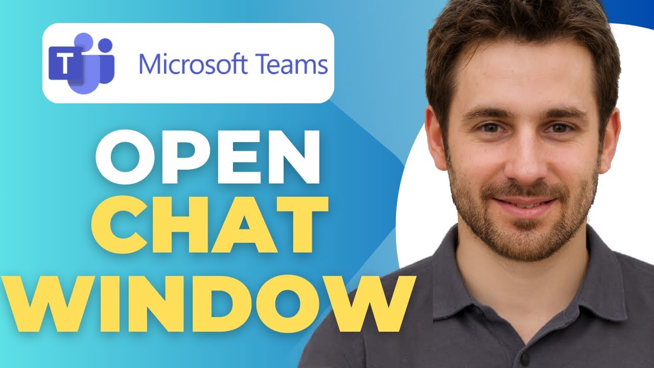 How To Open Chat Window In Microsoft Teams (PC & Mobile) - YouTube