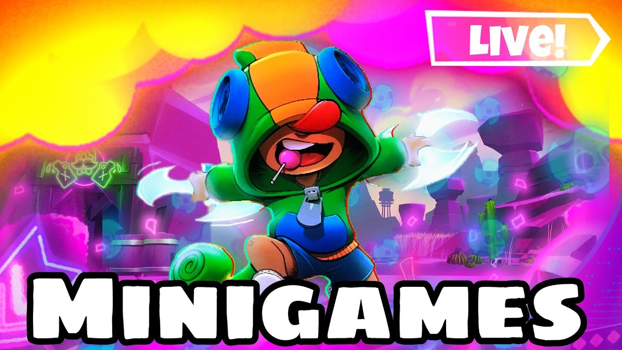 Minigames Live - Brawl Stars Live - YouTube