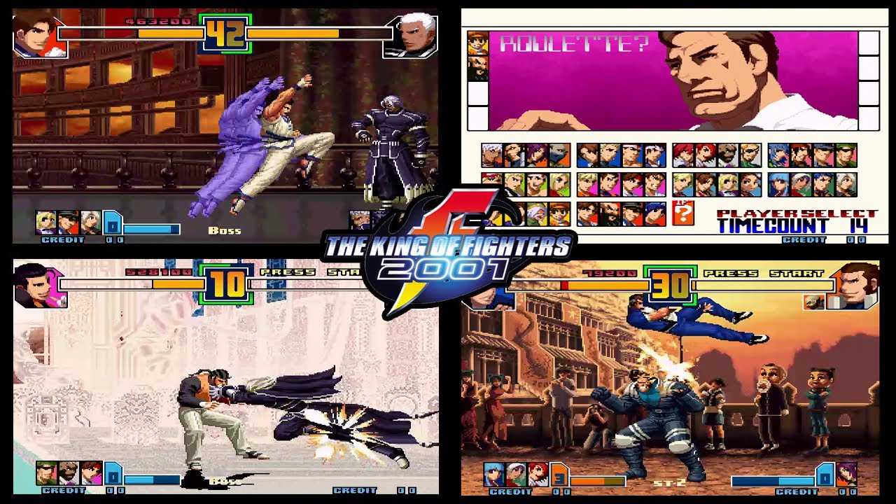 The King of Fighters 2001 Full Gameplay with Random Players || KOF 2001 ...