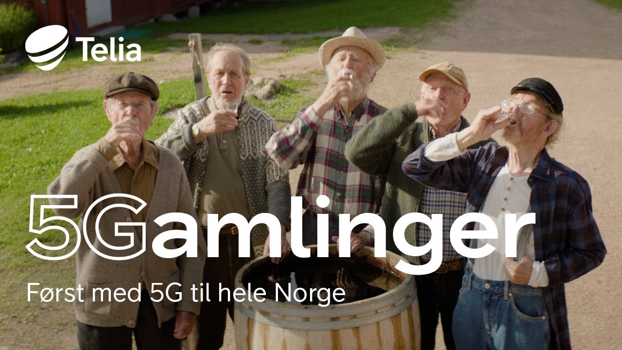 5Gamlinger | Telia først med 5G - YouTube