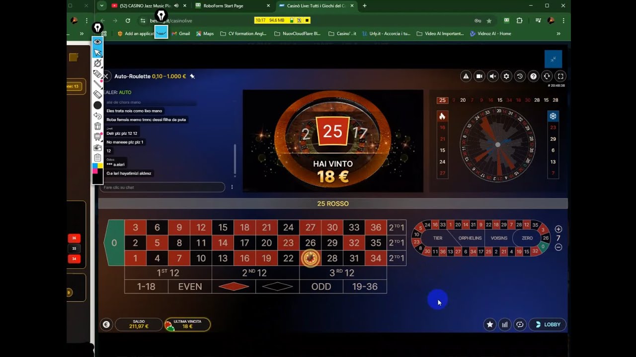 14°Video ROULETTE REVOLUTION LEO Seguito video 12° e 13° cambio pc e ...