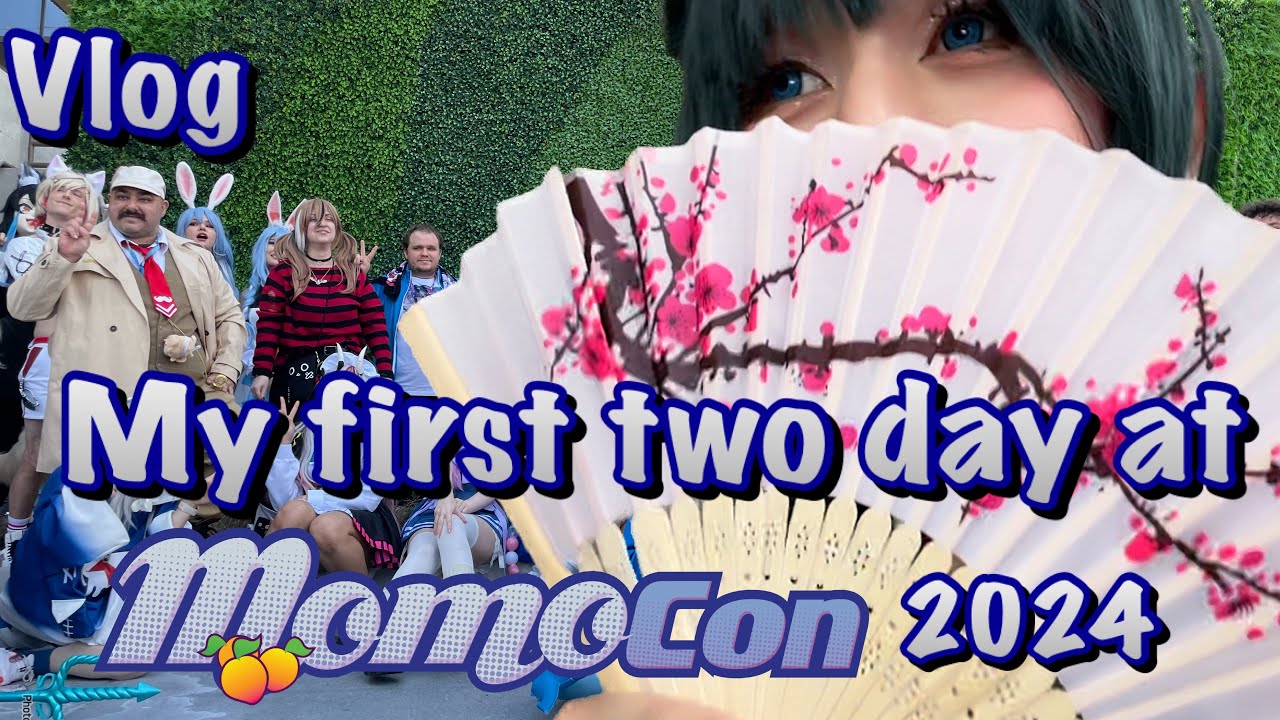 [Vlog] Momocon 2024 - Part 1 ! I went as Content Creator this year ! - YouTube