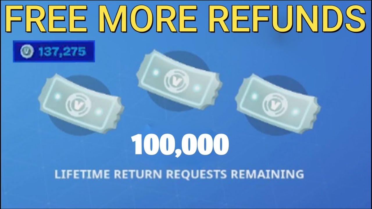 How To Get MORE REFUNDS TICKET in Fortnite Chapter 2 (EASY FORTNITE ...