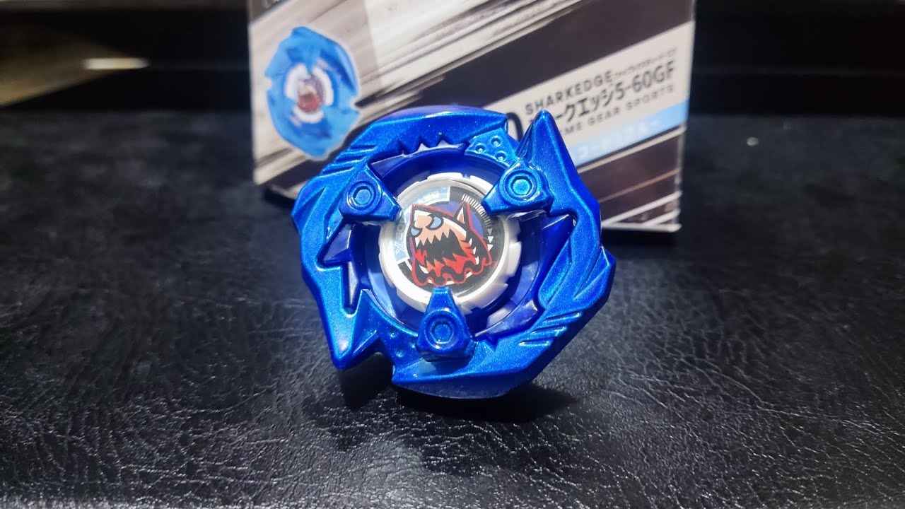 Unboxing Shark Edge Metal Coat Blue 5-60 GF. El Beyblade Colgate! - YouTube