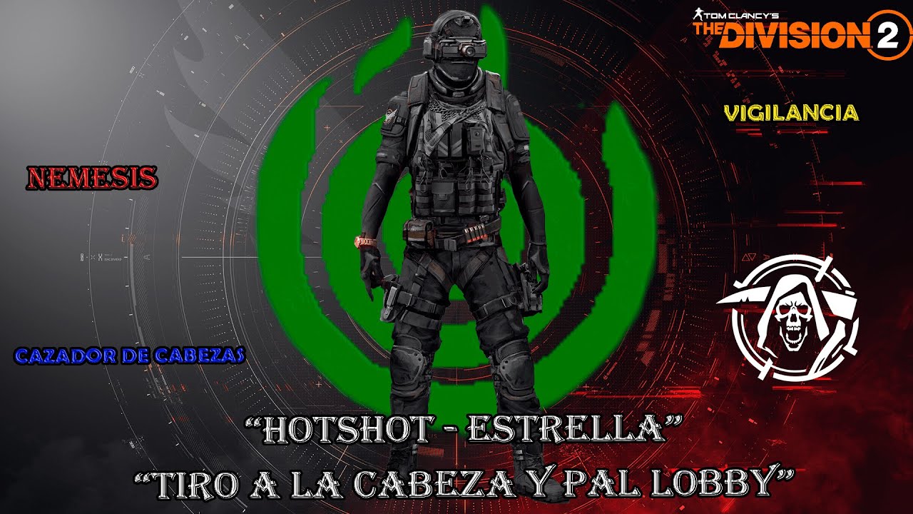 !!The Division 2!! UN TIRO A LA CABEZA Y PAL LOBBY, BESTIAL BUILD SI TE ...