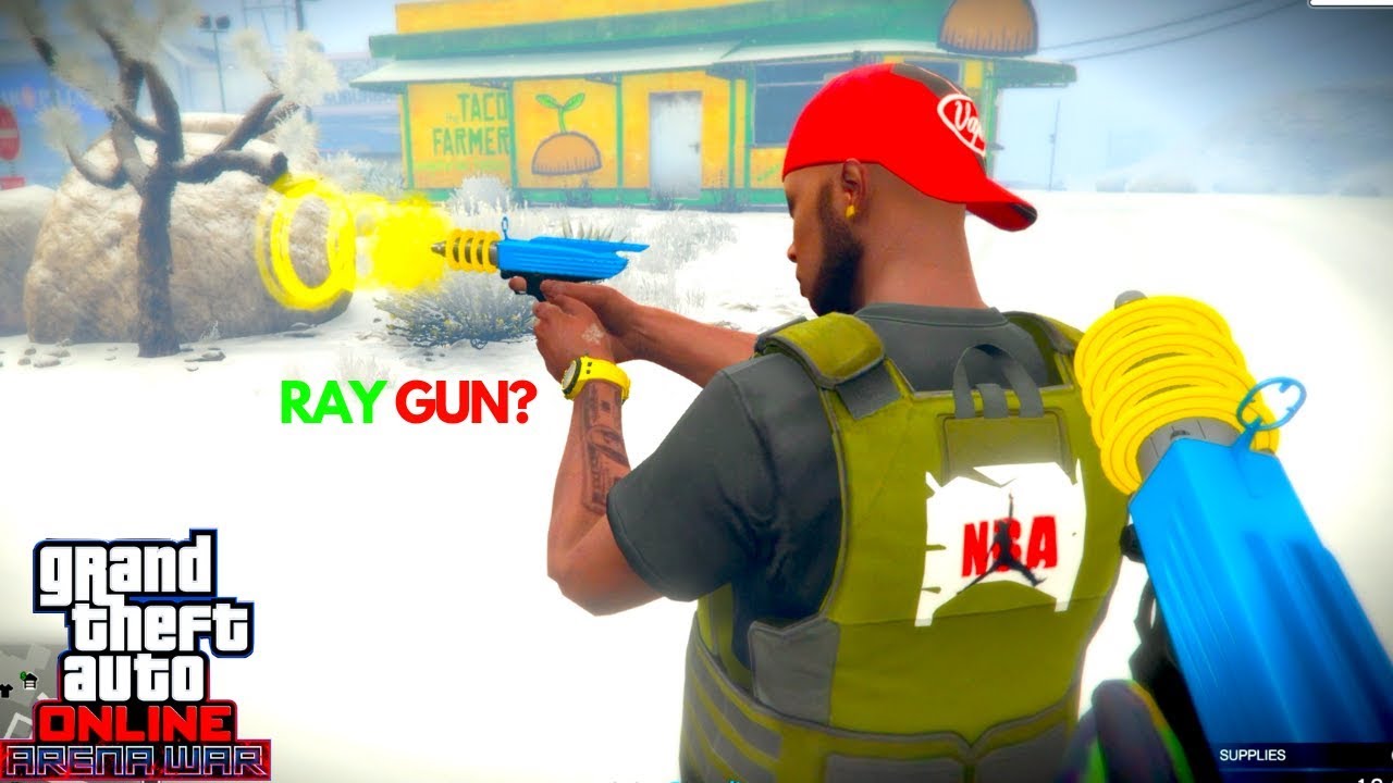 Up N Atomizer Free Ray Gun Gameplay GTA 5 Online Christmas - YouTube