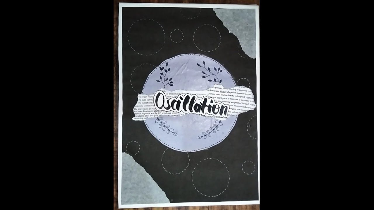 Oscillation Project File class 11th || physics project || Wonderful Art ...