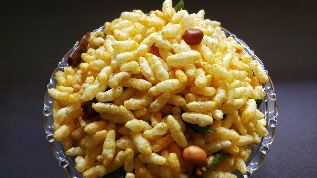 Crunchy Puffed Rice/Murmura/Porri Snack/Crispy & Spicy/5 Minute Snacks ...