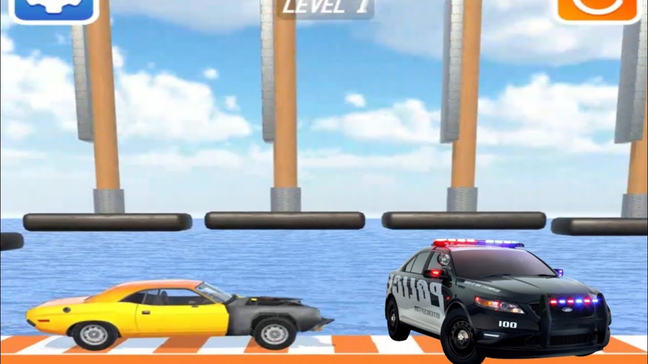 Crash Master 2.0 gamplay|US Police Car Vs Crasher|Crash Master 3D|Cars ...