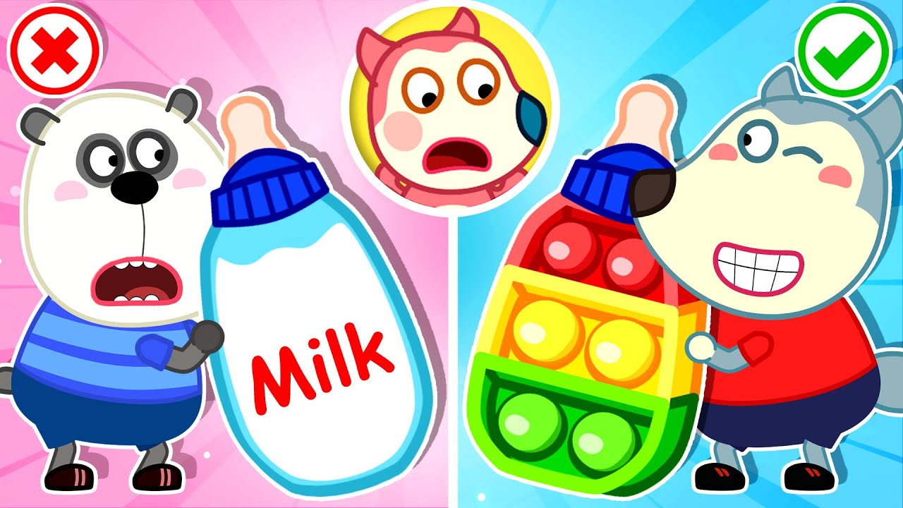 Siblings’ Challenge: Jenny Must Choose a Bottle – Normal or Pop It ...