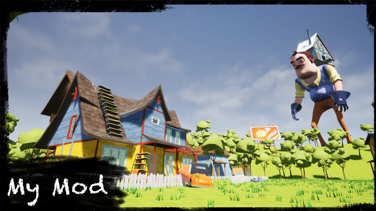 HELLO NEIGHBOR MOD KIT - MY MOD (BETA) [NOT MY] - YouTube
