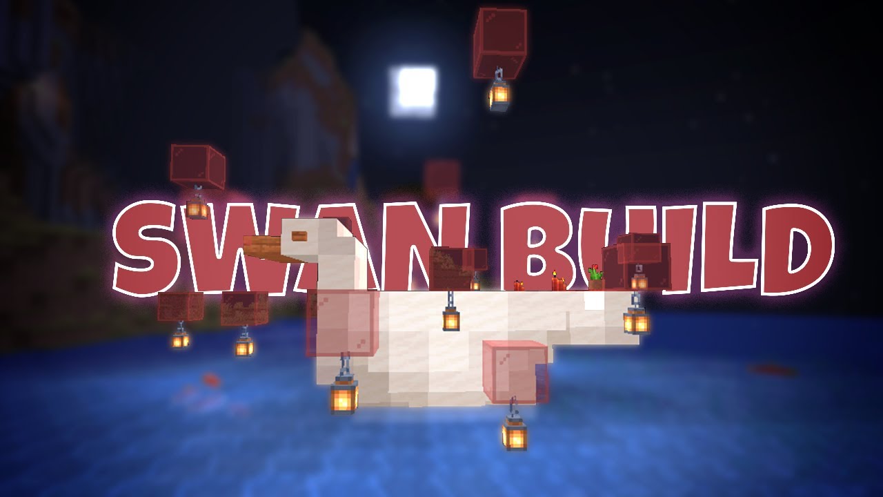 Minecraft Aesthetic Swan Boat Tutorial 🦢 | Minecraft Build Ideas # ...