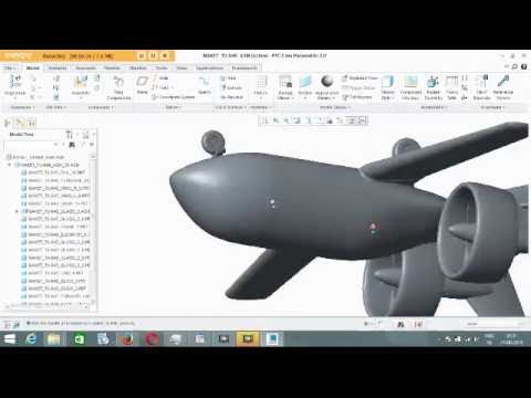 how to open/import a igs/STEP file in creo parametric 3.0? - YouTube