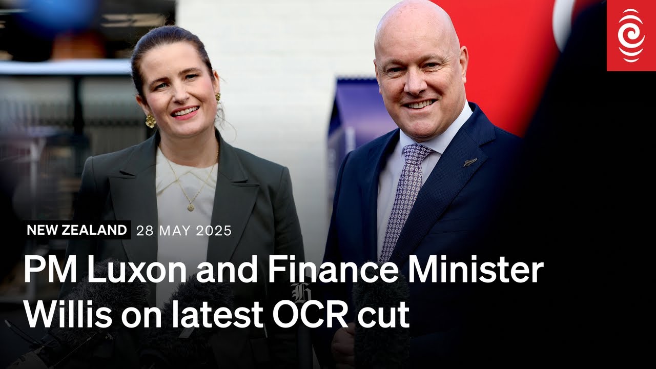 ‘Very good news’: PM says OCR cut will help Kiwis | RNZ - YouTube