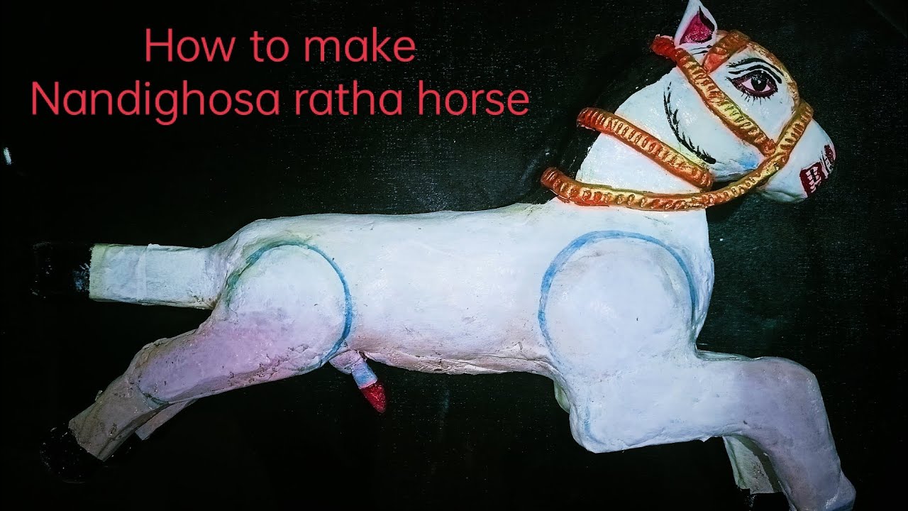 How to make horse of nandighosa ratha/How to make horse/Nandighosa ...