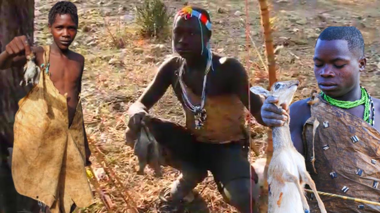 The Only Primitive communal Society Remaining In Tanzania (hunting ...