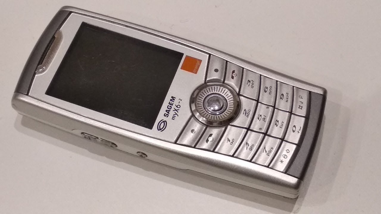SAGEM myX6-2 Cell Phone - Komórkowe zabytki #133 - YouTube