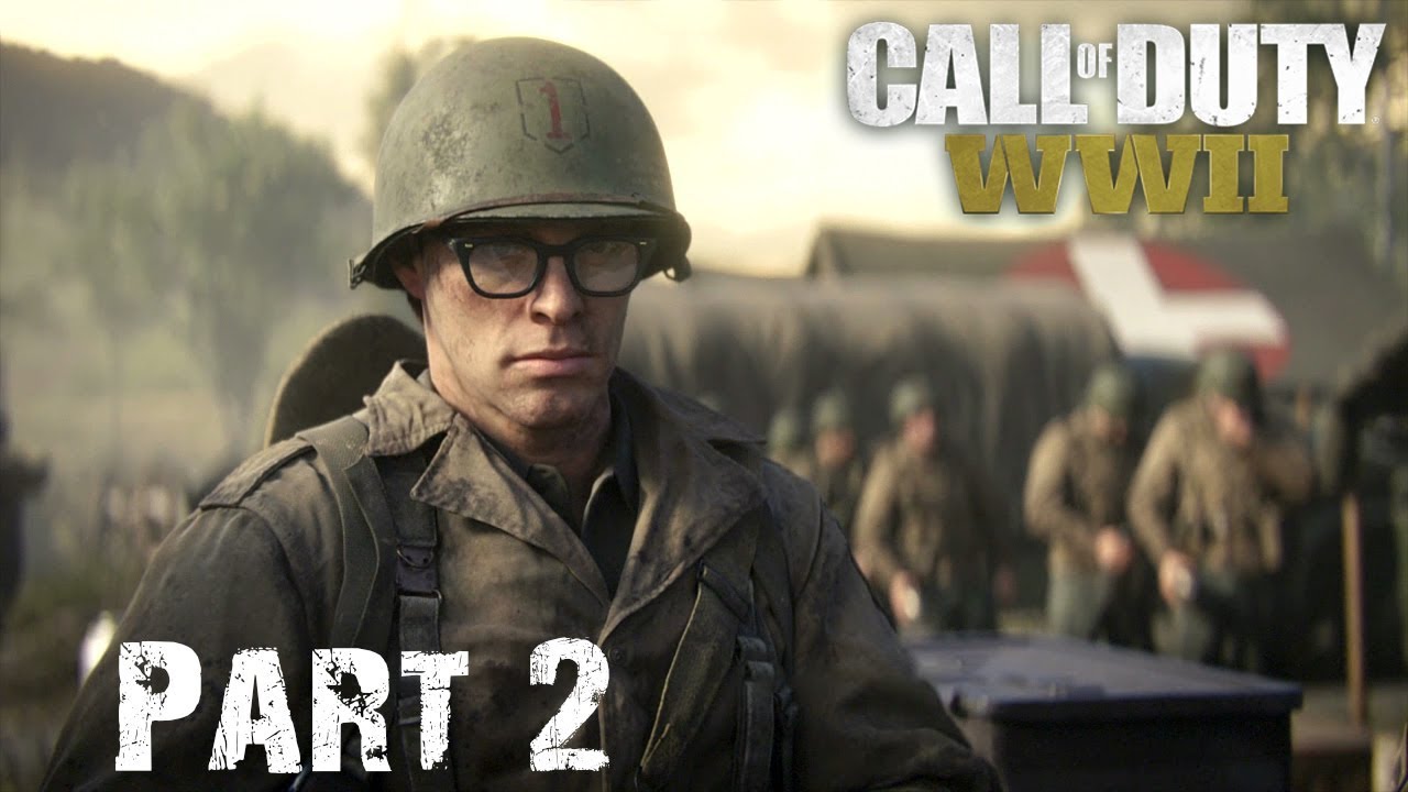 CALL OF DUTY WW2 Campaign Part 2 ~ Operation Cobra ~ Mission 2 (COD WW2 ...