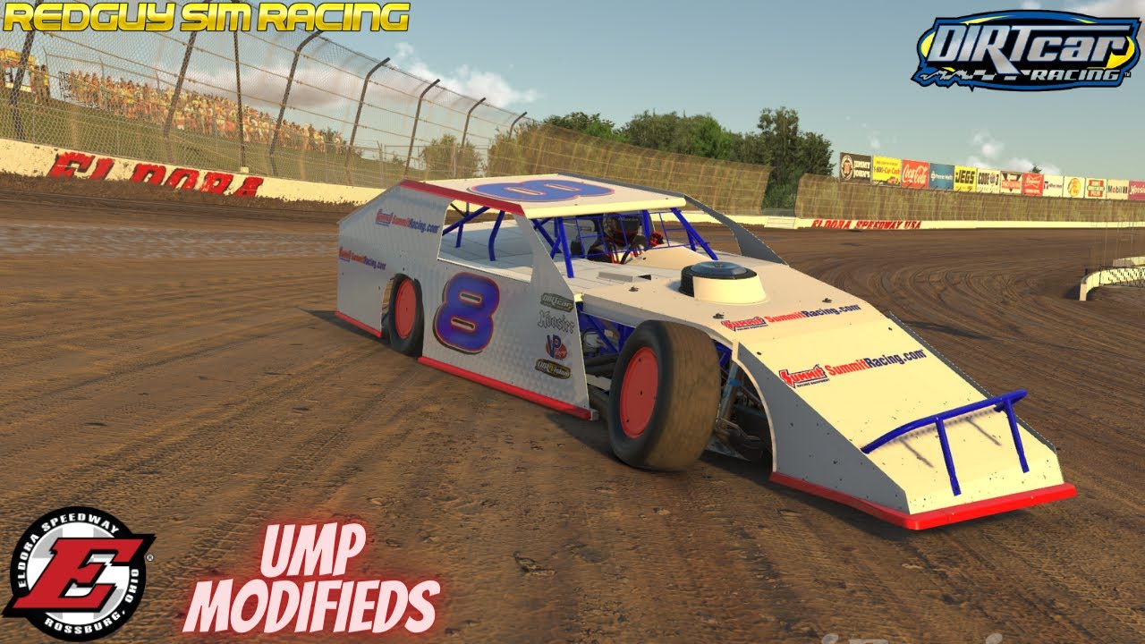 UMP Modified debut. iRacing at Eldora. - YouTube