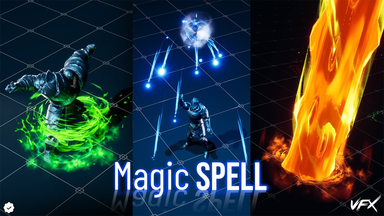 Magic Spells VFX Unreal - YouTube