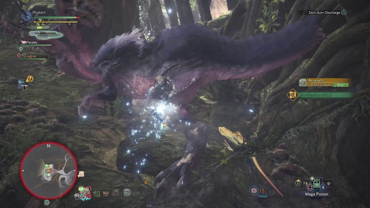 MHW Switch Axe example - YouTube