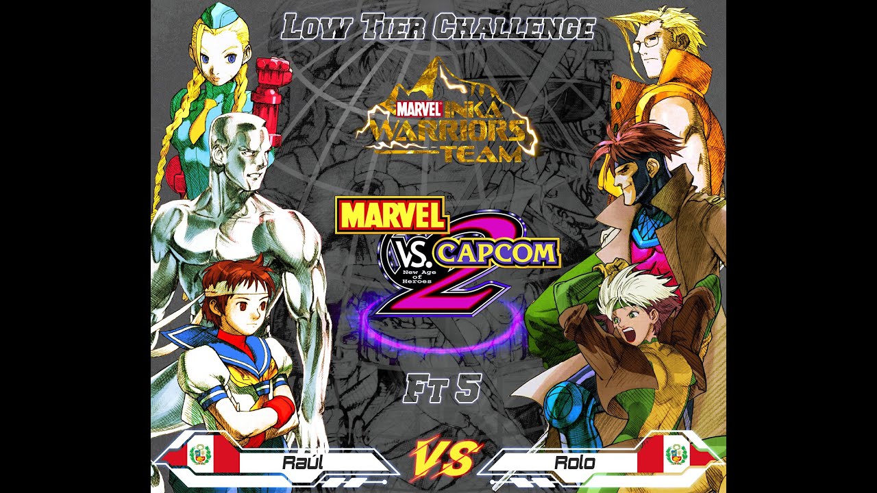 Mvc2: Raul (Sakura, Iceman, Cammy) vs Rolo (Rogue,Nash,Gambit) OffLine ...