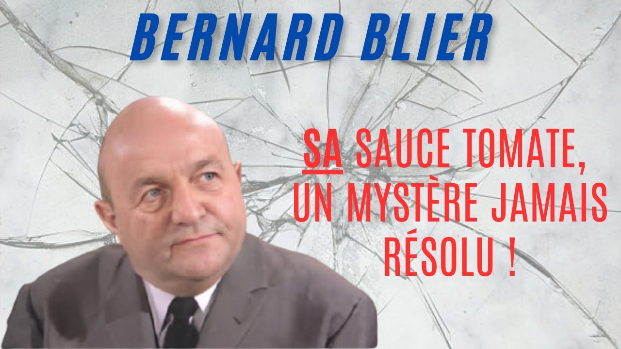 Bernard Blier et SA sauce tomate sacrée : un secret bien gardé ! - YouTube