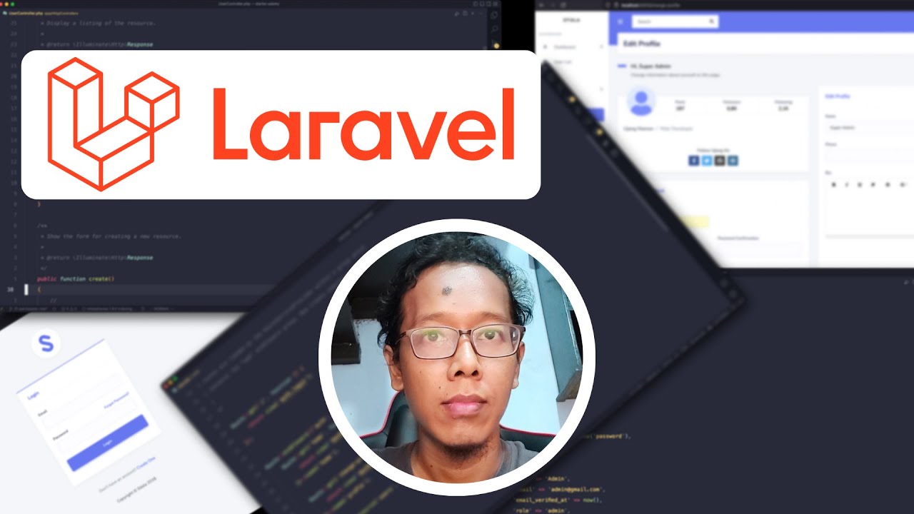 Course Laravel Starter Code Install Laravel Cara Biasa Youtube 0267