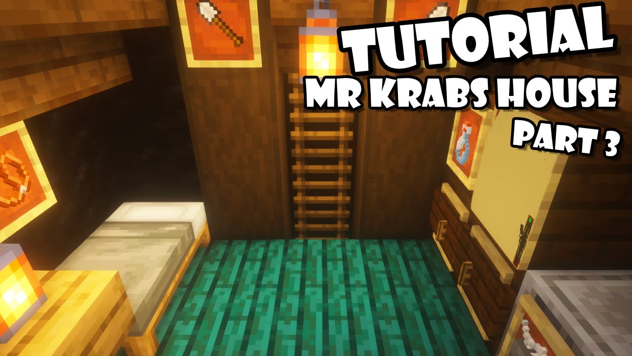 How To Build Mr Krabs House In Minecraft! Part 3 - YouTube