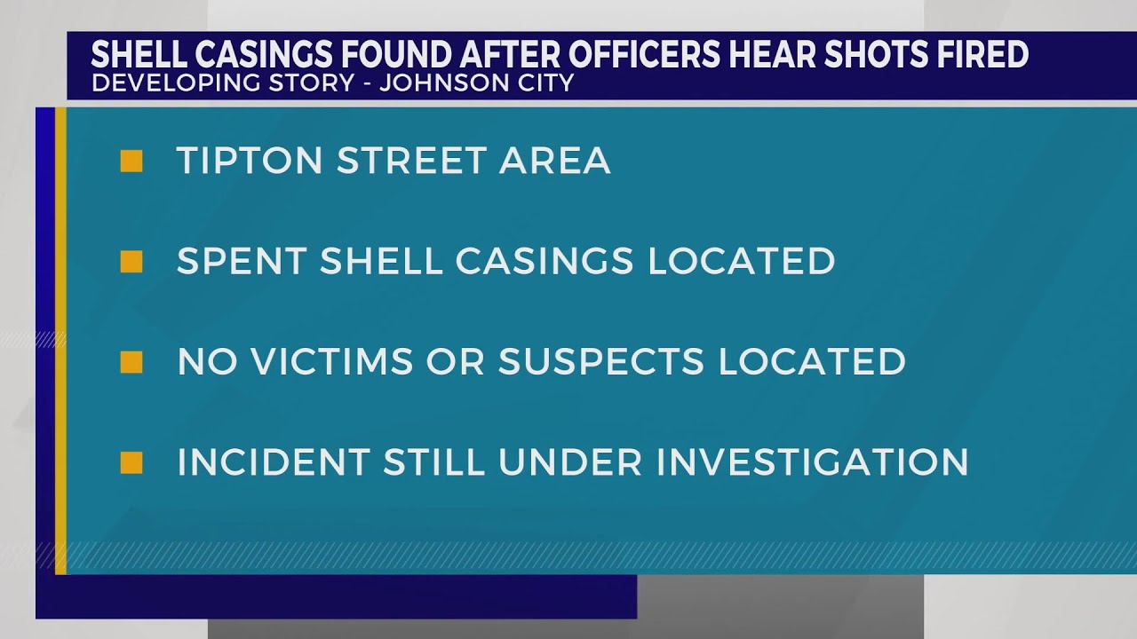 Shell casings found after officers hear shots fired, JCPD says - YouTube