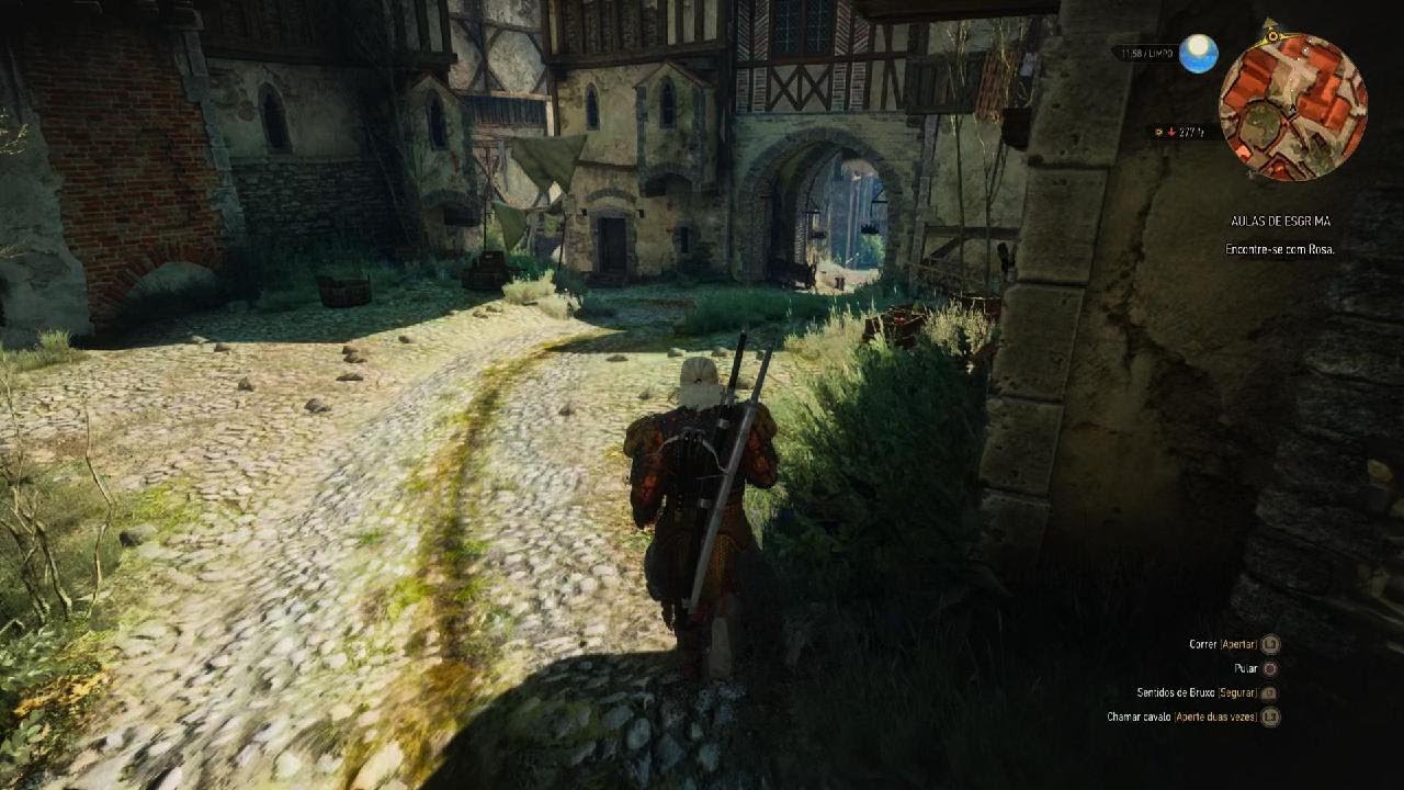 The Witcher 3: Wild Hunt - Aula de esgrima para Rosa var Attre - YouTube