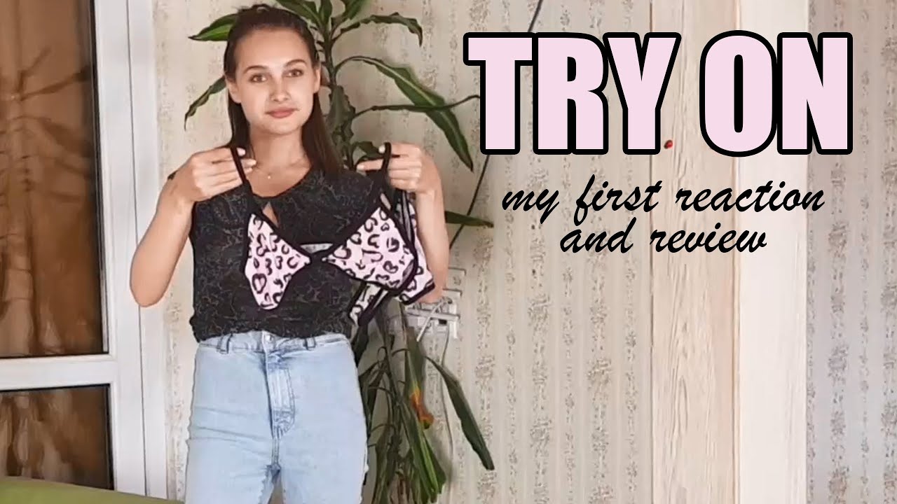 LINGERIE TRY ON HAUL | Jessica Albos - YouTube