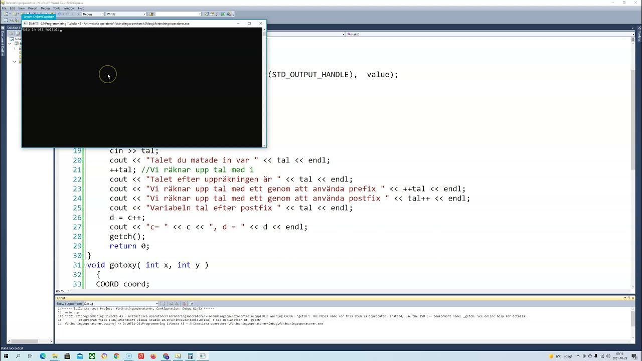 aritmetiska operatorer 3 - YouTube