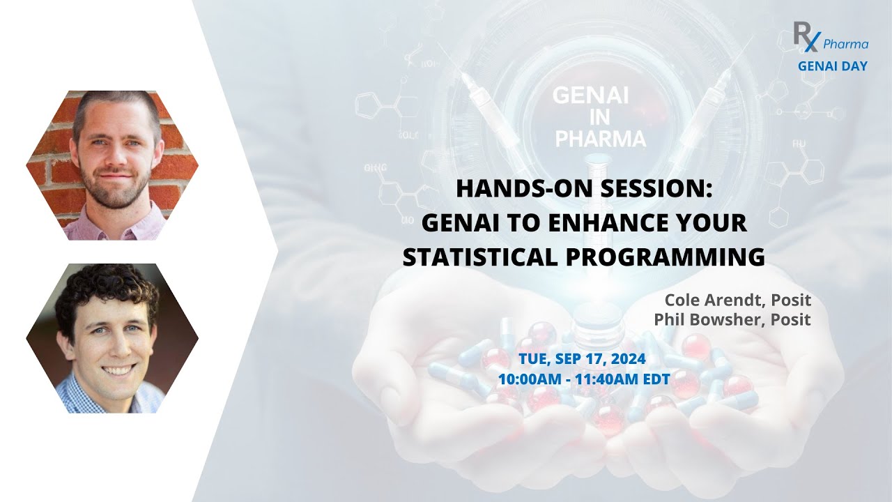 Hands-on Session: GenAI to Enhance Your Statistical Programming - Phil ...