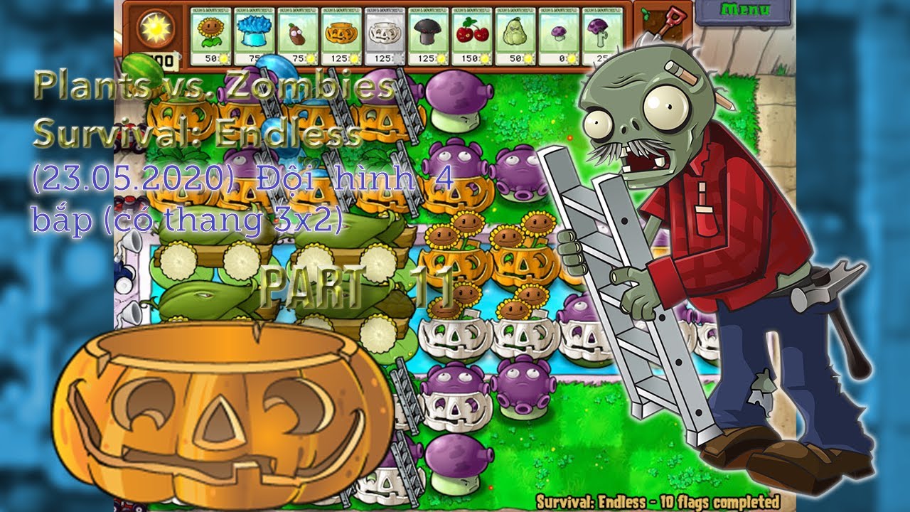 Plants vs. Zombies: Survival: Endless (23/05/2020) (PART 11) - YouTube