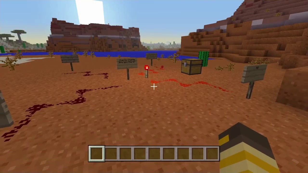 CHARLIE CHARLIE Challenge in MINECRAFT! #3 - YouTube