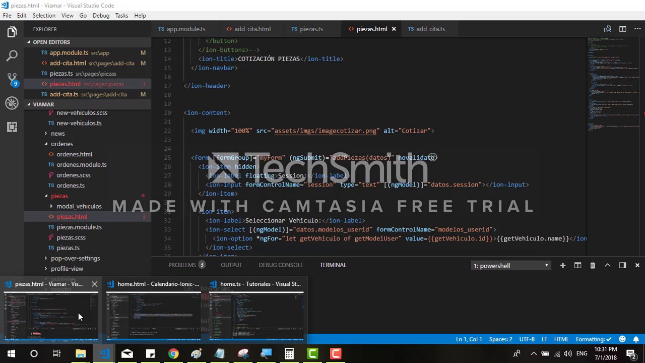 IONIC + CRUD con Arreglos - YouTube