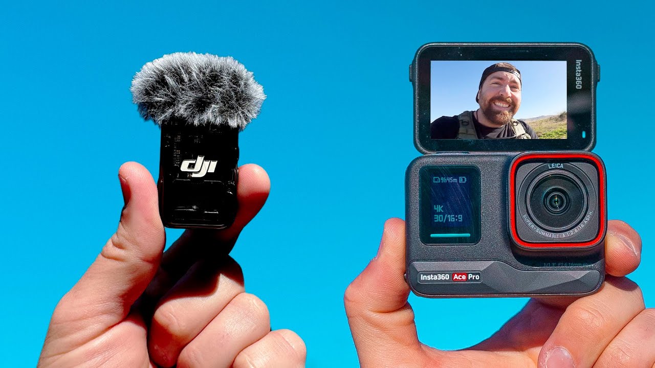 Does the DJI MIC 2 pair with INSTA360 ACE PRO? - YouTube