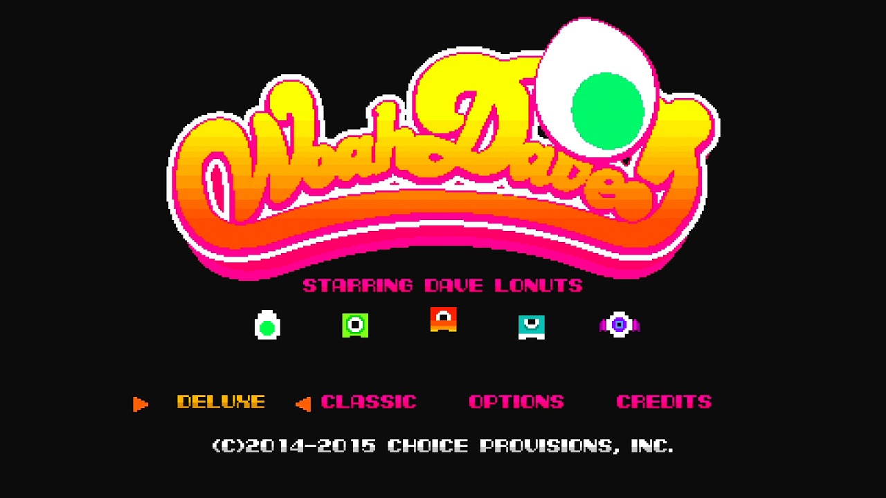 Woah Dave! Title Screen (PC, PS4, Vita, Wii U) - YouTube