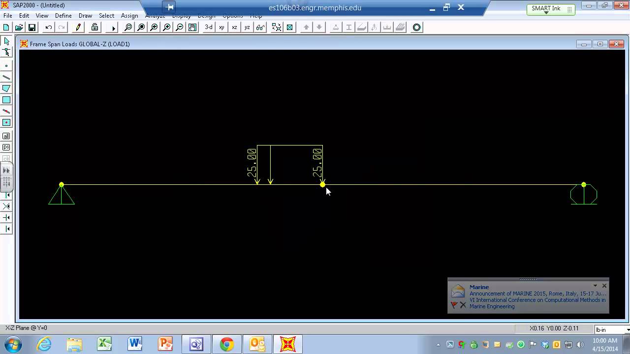SAP2000 Project #2 - YouTube
