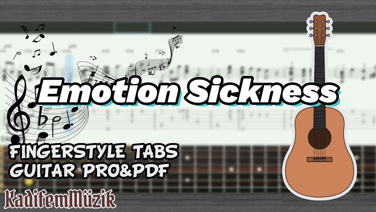 Said The Sky-Emotion Sickness Easy Fingerstyle Guitar Tutorial Tabs ...