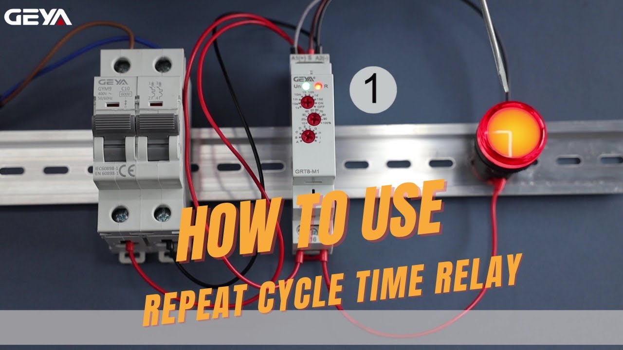 [03] How to use repeat cycle (starting off) time relay GRT8-M1 C-mode ...