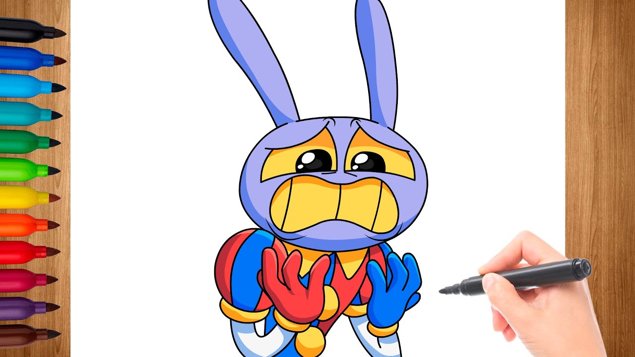 How To Draw Jax ,But With A Body Pomni | The Amazing Digital Circus ...
