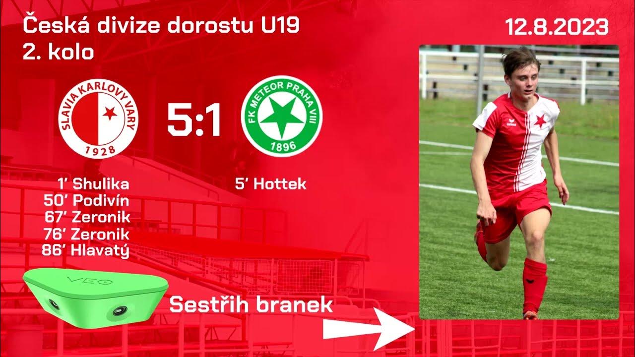 FC Slavia Karlovy Vary U19 5:1 FK Meteor Praha VIII U19 - YouTube