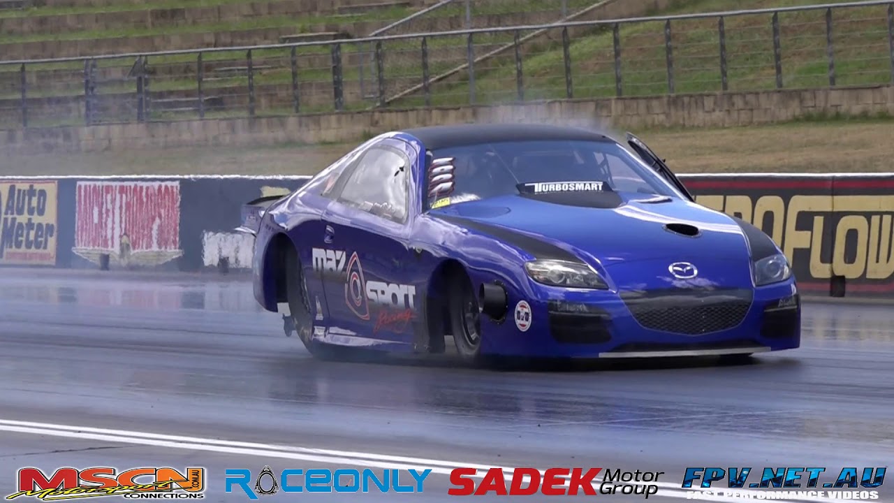 MAZSPORT RACING 20B RX8 6.96 @ 206 MPH - YouTube