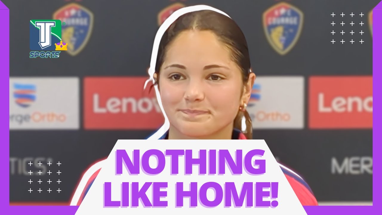 Riley Jackson's EMOTION to PLAY at HOME prior to Courage vs. Bay FC ...