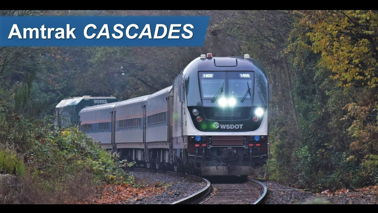 Amtrak Train Driver Honks and Waves!!! AMTRAK CASCADES - YouTube