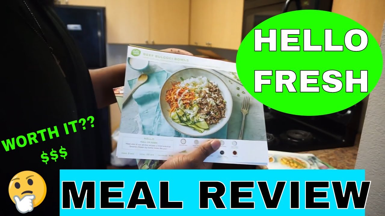 HELLO FRESH| HELLO FRESH MEALS| HELLO FRESH REVIEW (2019) - YouTube