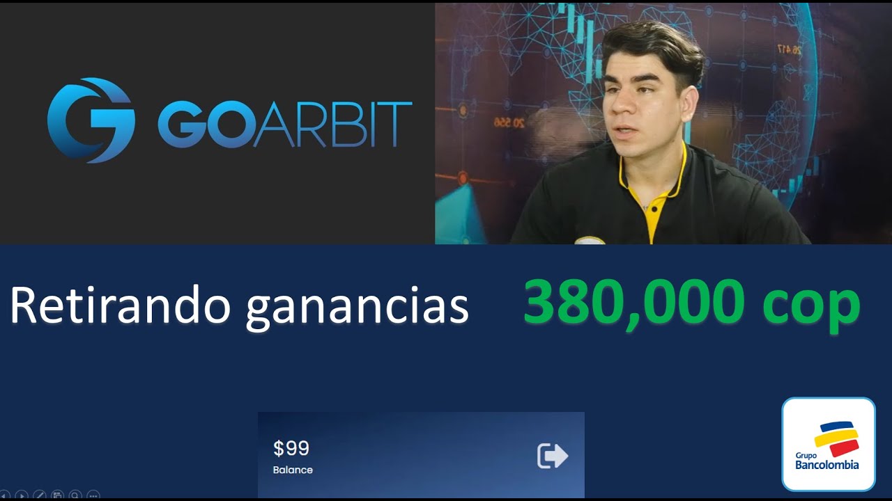 gane 380.000 cop goarbit retirando dinero en linea 99 usd - YouTube