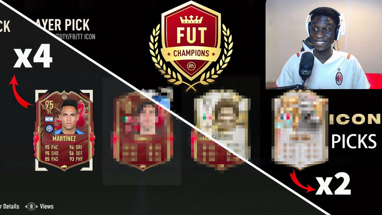 2x 90+ ICON PLAYER PICKS!🔥 MY RANK 4 AND 5 FUT Champions Rewards for ...